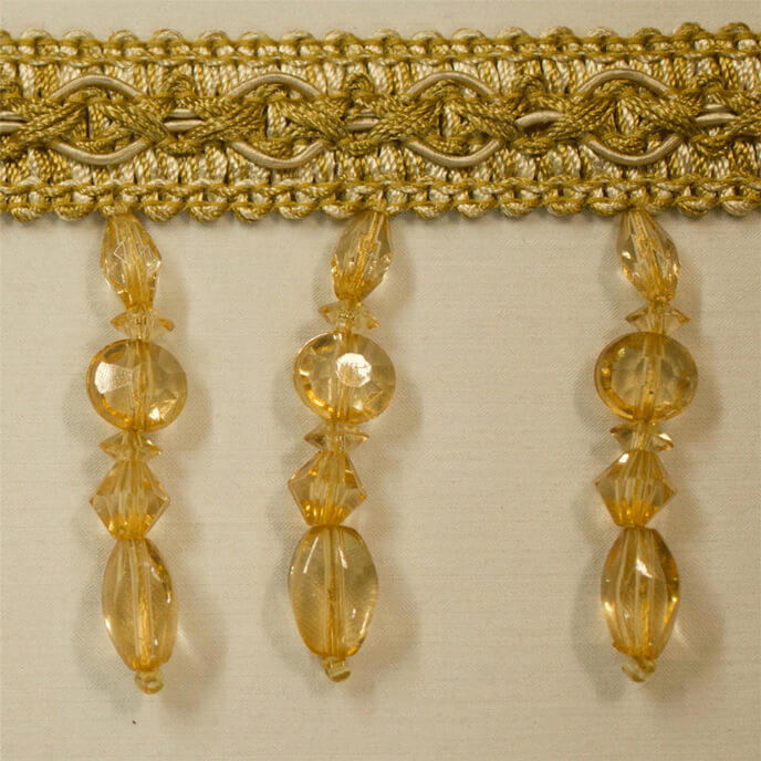 Trim Beaded Design 1 Gold