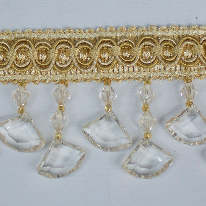 Trim Beaded Design 26 Beige | Brilliant Drapery Design Inc.