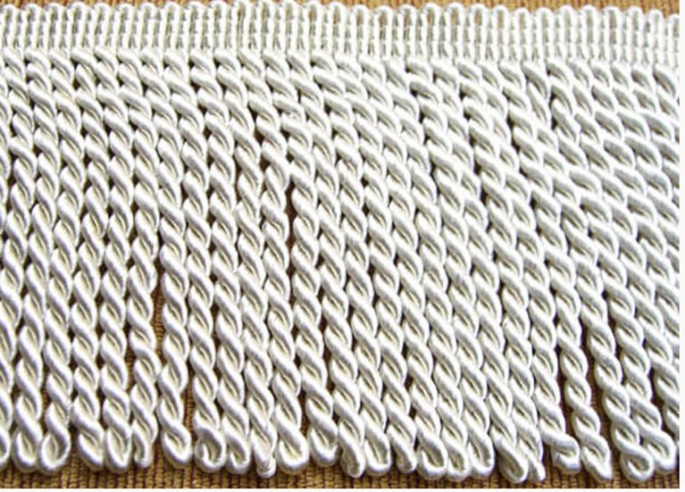 Bullion trim Off white - Brilliant Drapery Design Inc. %Bulion trim