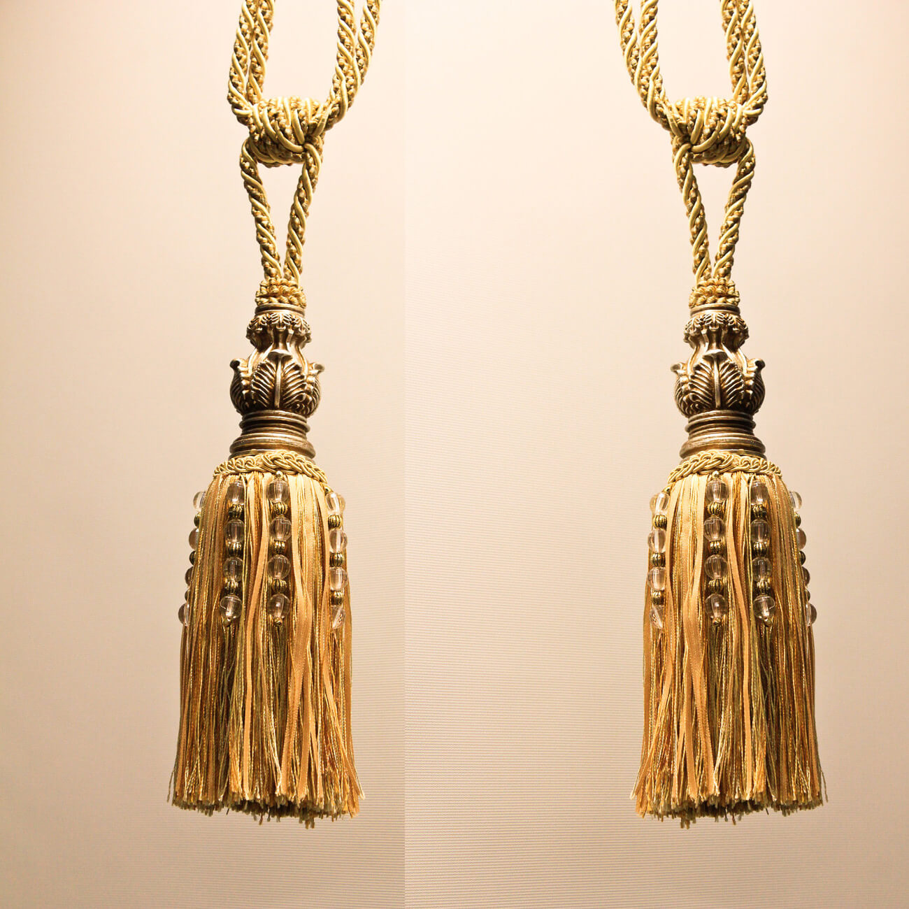 Tieback Tassel- Light Green- 10" Tassel - 32" Spread - Brilliant ...