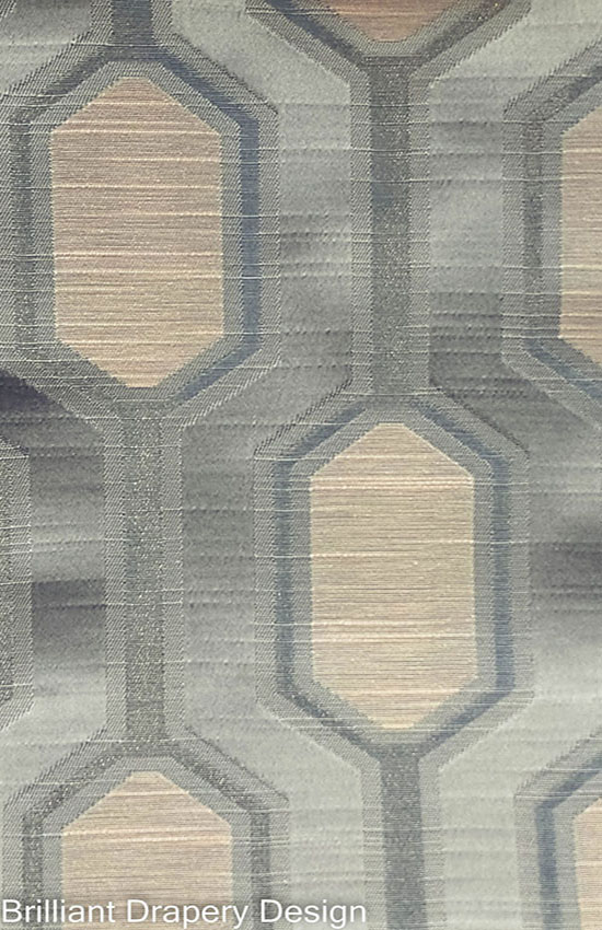 Pantege101Slate geometric Jacquard | Brilliant Drapery Design Inc.