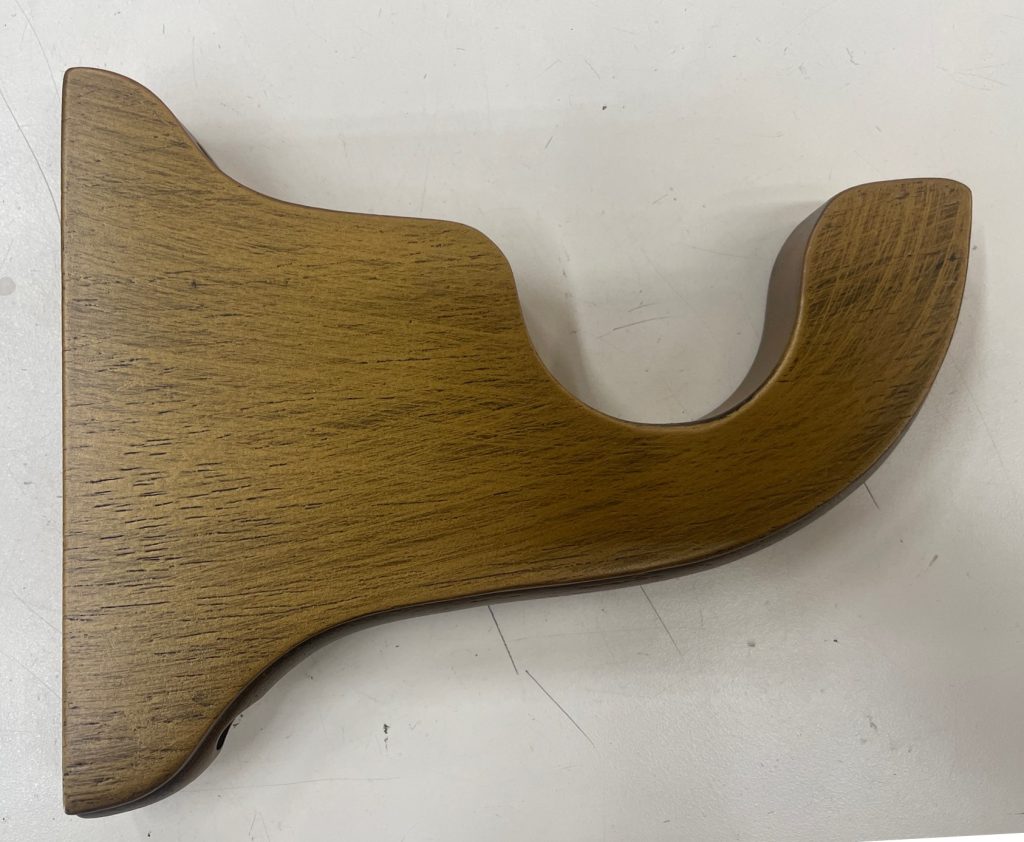 Drapery wood Bracket 2" Rod | Brilliant Drapery Design Inc.