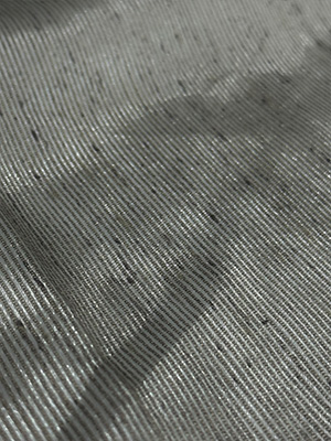 Sheer Tiny Strip Fabric , Gray - Brilliant Drapery Design Inc.