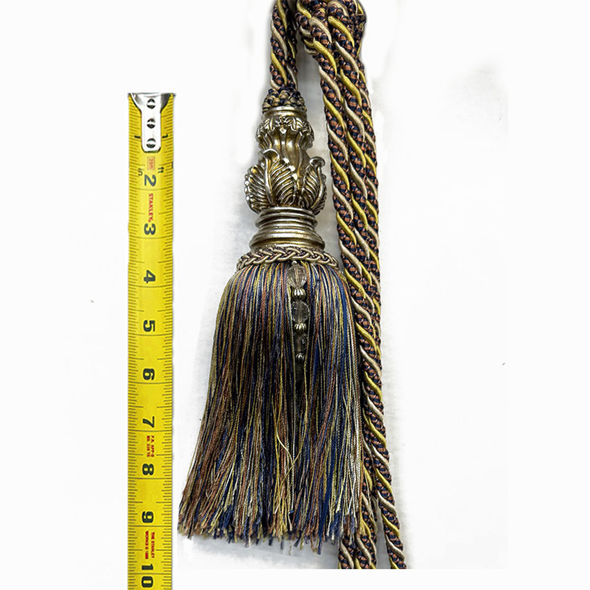 Single CRV Tassel - Blue -9" | Brilliant Drapery Design Inc.